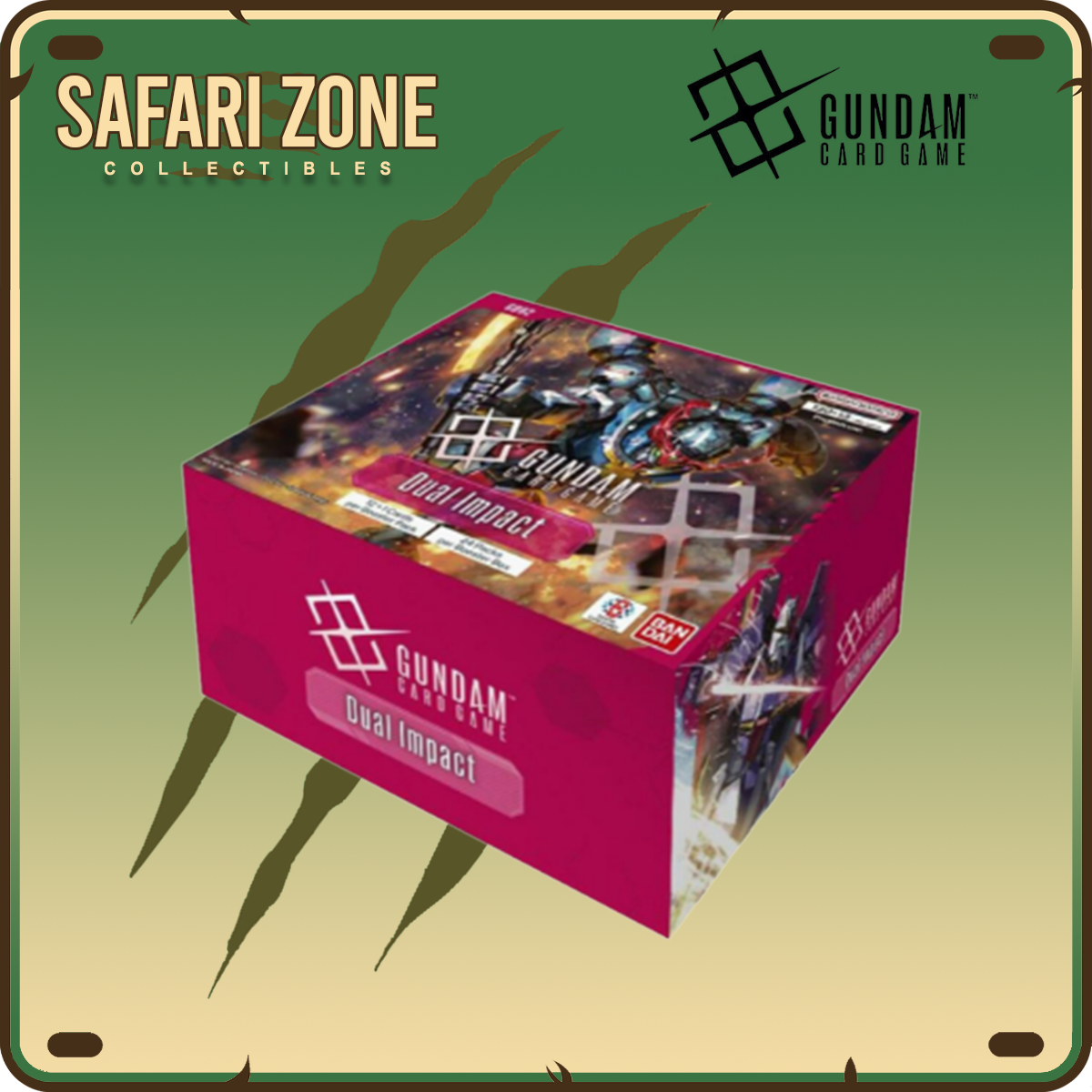 Gundam TCG: [BP02] Dual Impact Booster Box – Safari Zone Collectibles